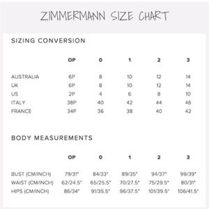 Zimmermann | Shorts | Zimmermann Rosa Tuck Short Zimmermann Size 2 ...